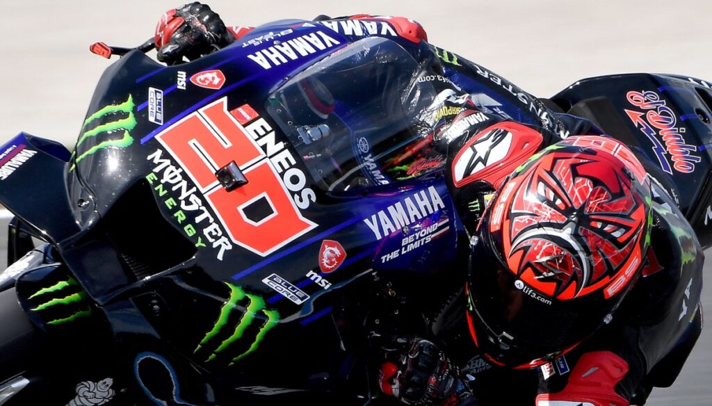MotoGp, Fabio Quartararo chute mais n'abandonne pas le championnat - Sportal.fr